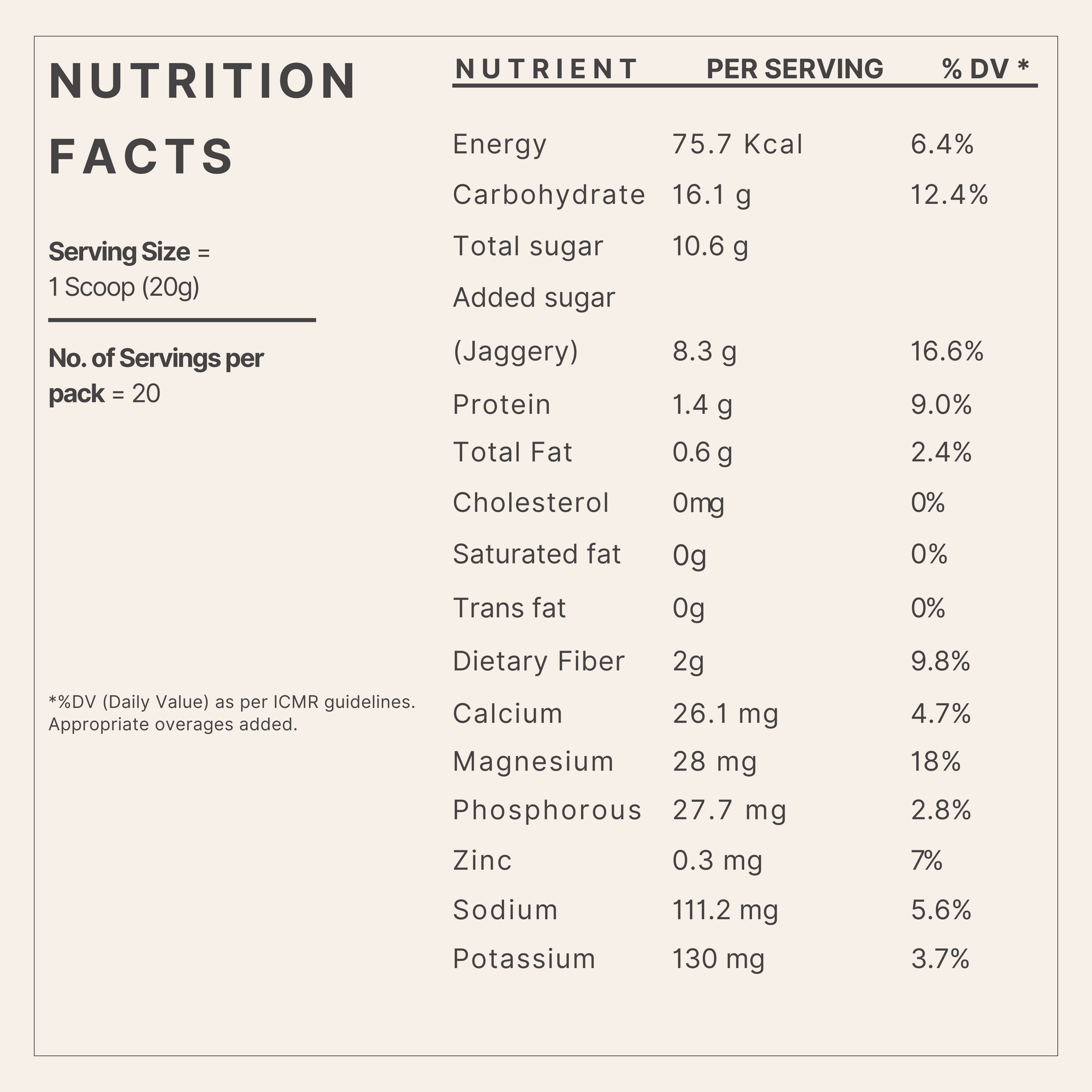 Earthful Chocolate Milk Nutrition Mix for Kids | No Refined Sugar
